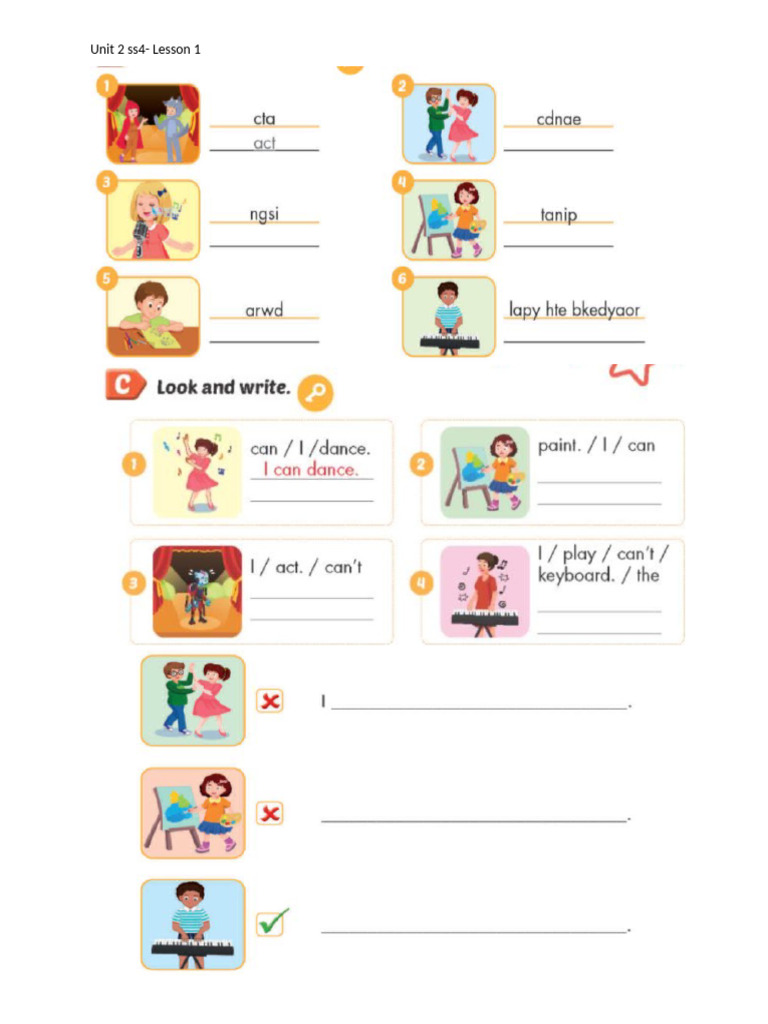 Unit 2 Ss4 Lesson 1234 | PDF