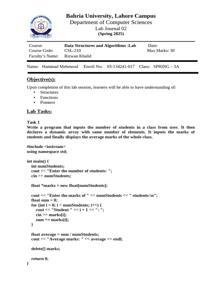 03 134241 017 132709114925 18022025 080257pm | PDF | Pointer (Computer Programming) | Integer ...