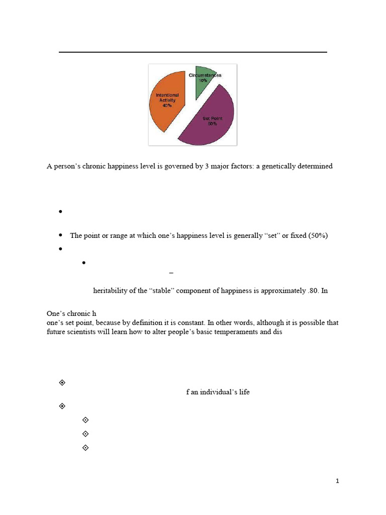 Notes 4 - Sustainable Model of Happiness | PDF | Neurotransmitter ...