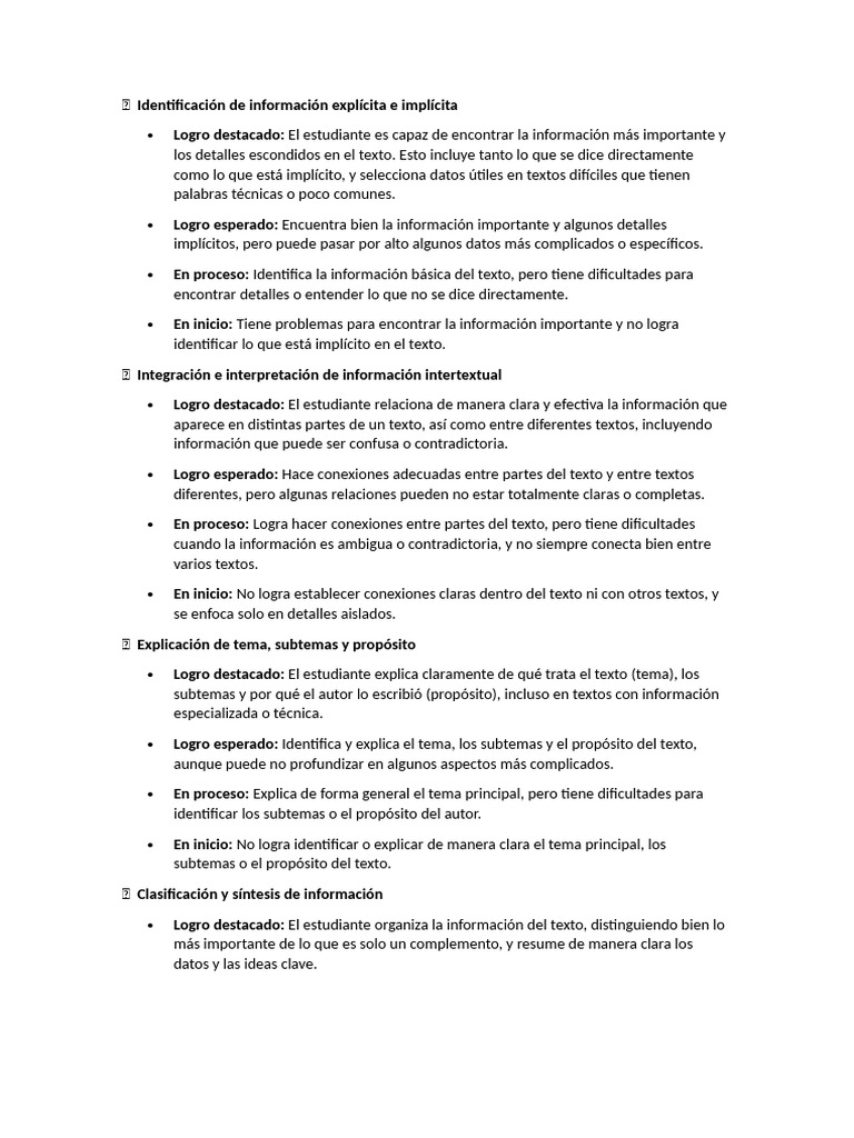 Identificación de Información Explícita e Implícita | PDF | Información | Parcialidad