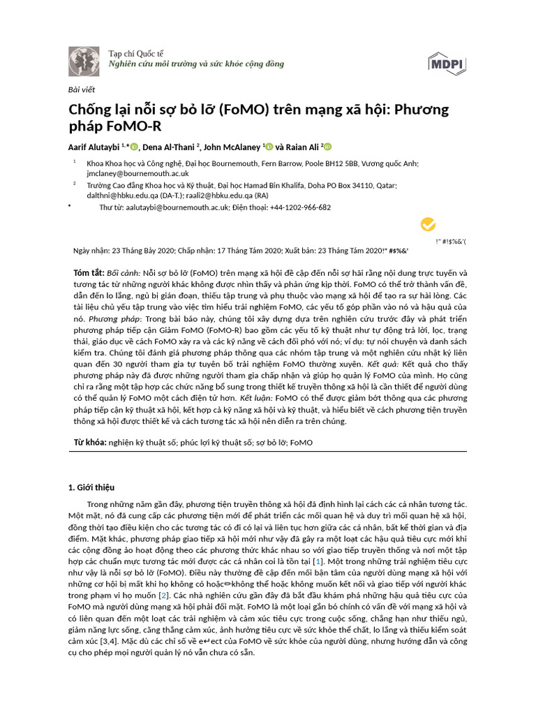 Chống Lại FOMO (V) | PDF