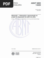 Abnt NBR 13028 - 2024 | PDF | Barragem | Enchente