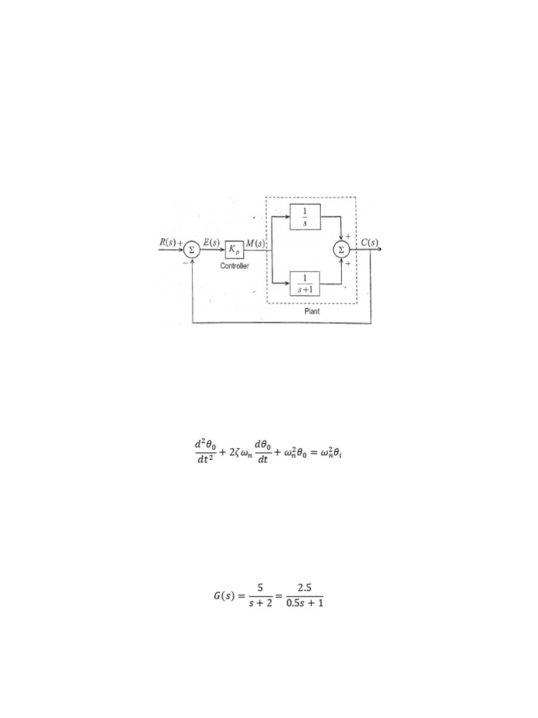 Control Engineering 1-1 | PDF