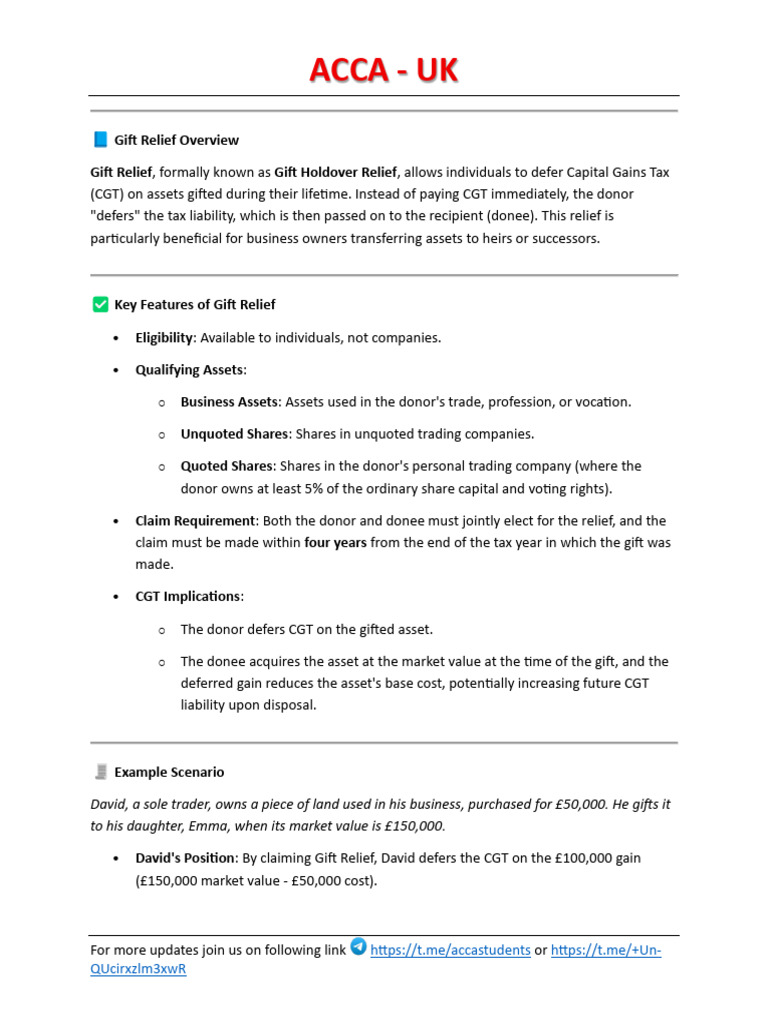 Summarise Notes On ATX or Tax | PDF | Capital Gains Tax | Corporations