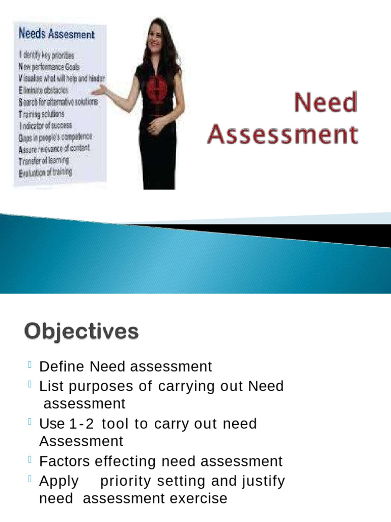 Learning Needs Assessment Guide | PDF | Educational Assessment | Learning