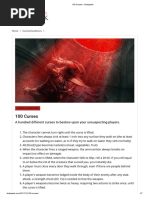 100 DND Curse List | PDF