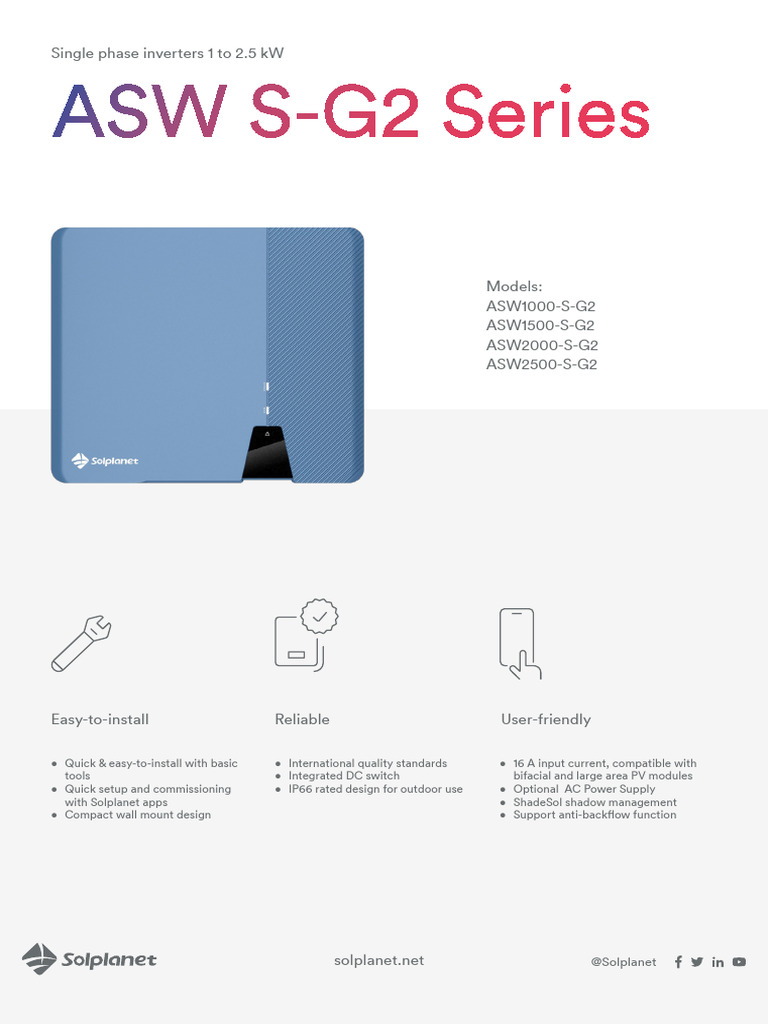 Datasheet ASW 1000 2500 S G2 Series Global en 0924 Web | PDF ...