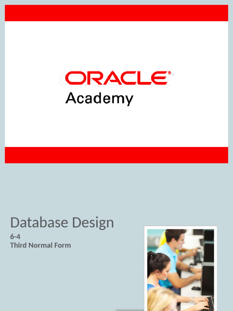DD - 6 - 4 - Third Normal Form | PDF | Information Retrieval | Information Technology Management