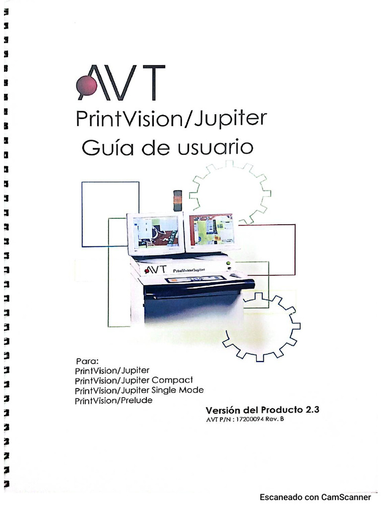 Manual Printvision Jupiter 2.4 Avt | PDF