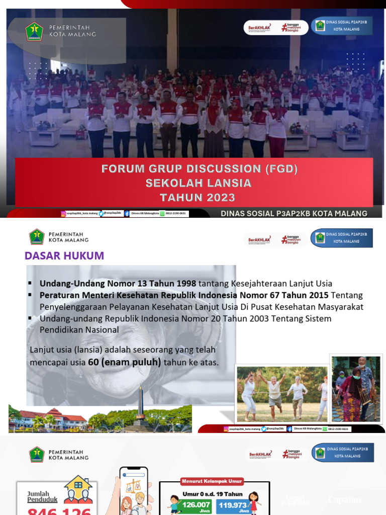 PAPARAN FGD Sekolah Lansia | PDF