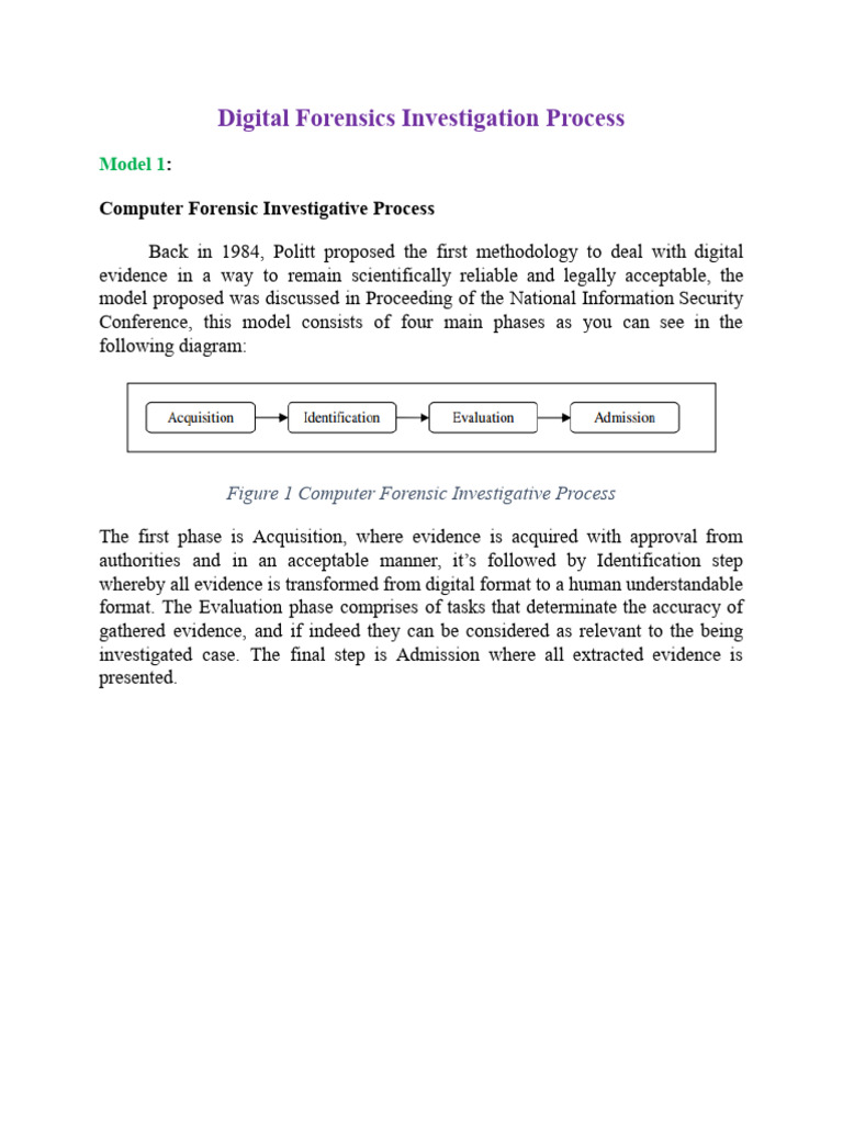Six Phases of Digital Forensics | PDF | Digital Forensics | Forensic ...