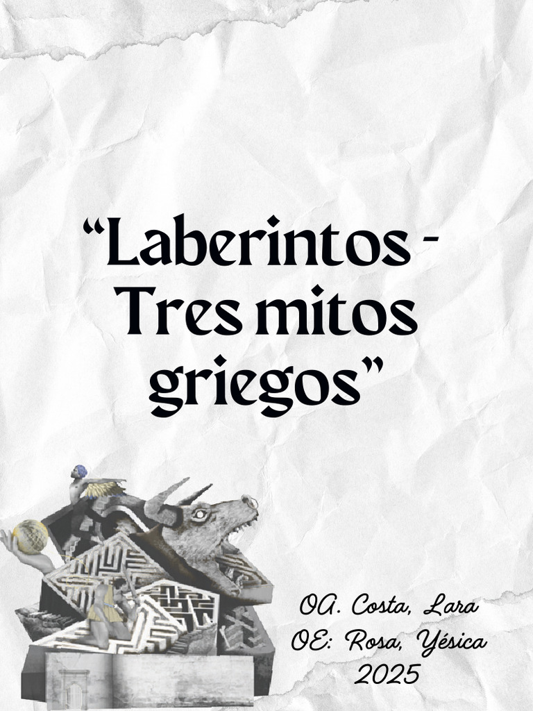 Laberintos - Tres Mitos Griegos | PDF | Minotauro