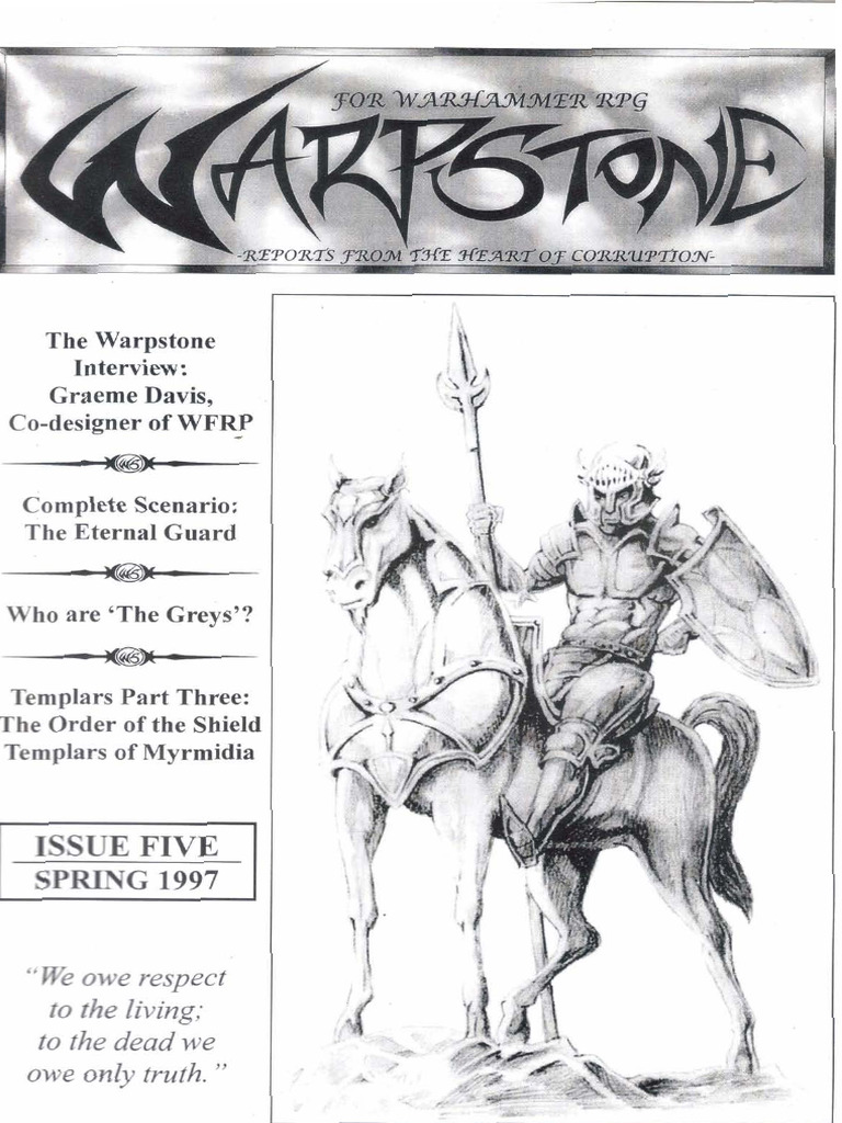 Warpstone Magazine Spring 1997 Edition | PDF