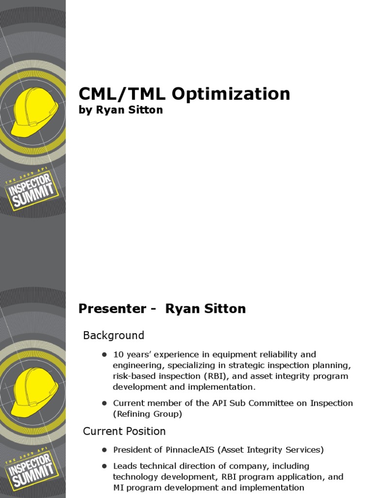 CML Optimization Ryan Sitton | PDF | Program Optimization | Risk