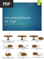 Preposiciones de Lugar Ejercicio | PDF