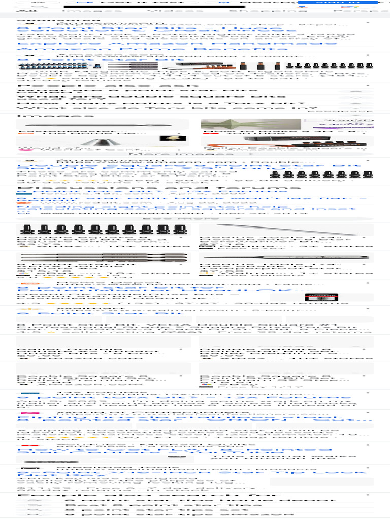 8 Point Star Tips - Google Search | PDF | Screw | Mechanical Engineering