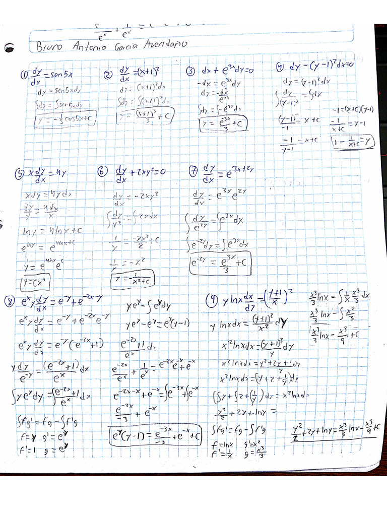 Separación de Variable Bruno | PDF