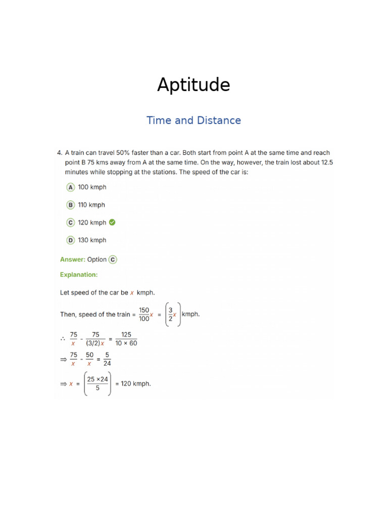 Aptitude | PDF