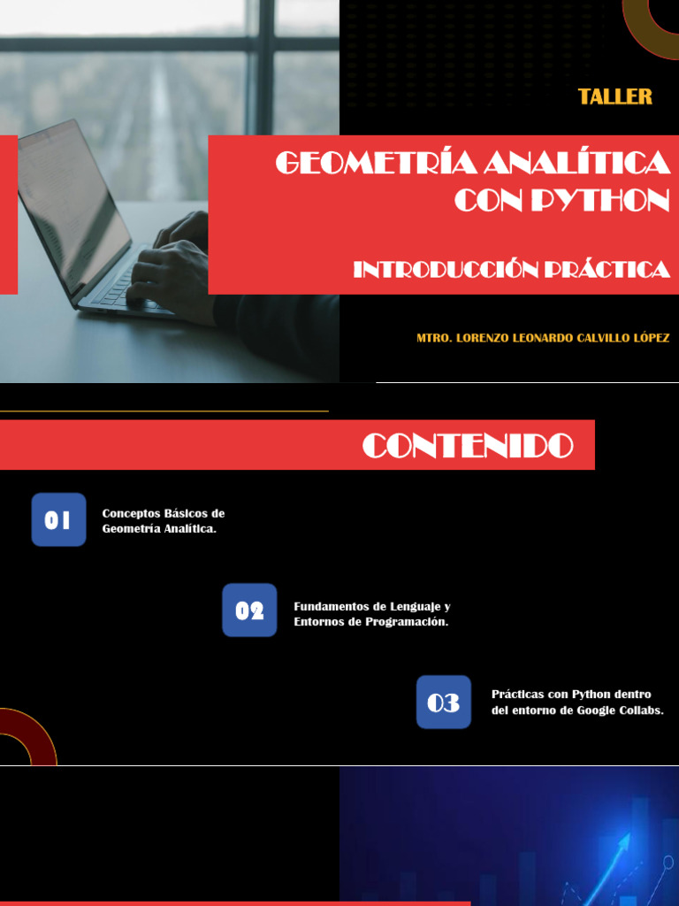 Geometría Analítica Con Python - PRESENTACIÓN - V1.0 | PDF | Lenguaje de programación ...