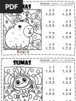 Mandala de Sumas y Restas Algebraicas | PDF