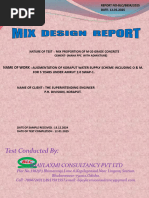Mix Design For M35 Grade of Concrete | PDF | Concrete | Construction ...