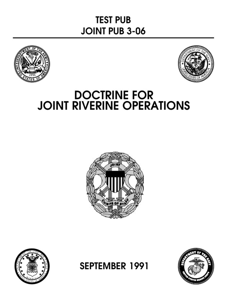 Joint Riverine Operations Doctrine | PDF | Military Intelligence ...