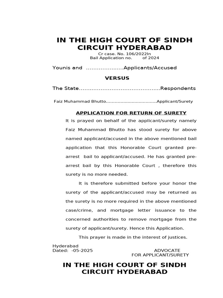 Return of Surety HC | PDF | Affidavit