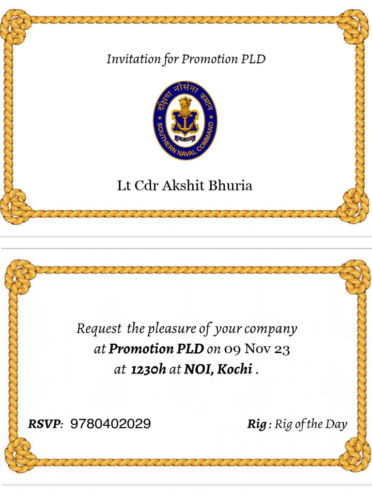 PLD Invitation | PDF