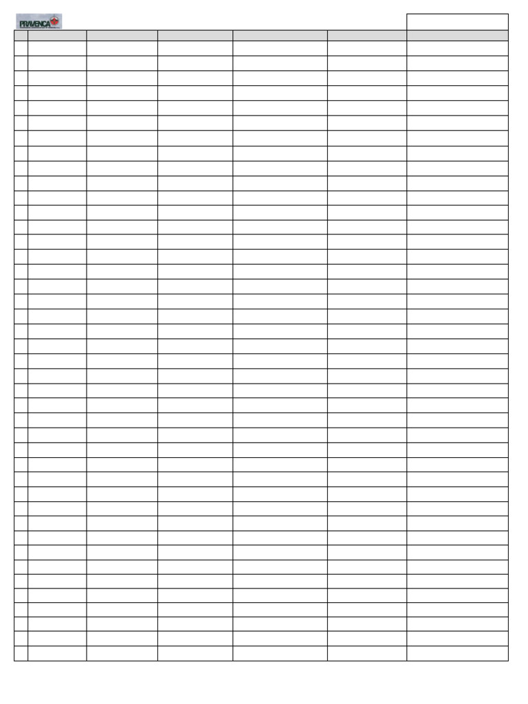 Lista Control Planillas | PDF