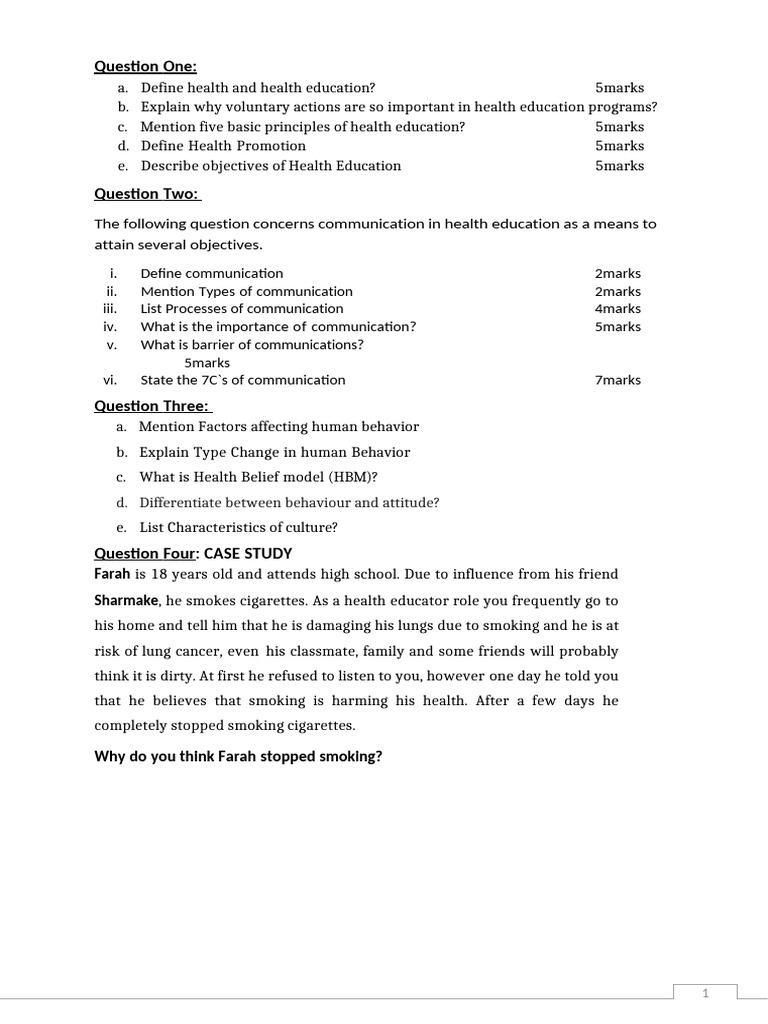 Health Education and Communication Strategies | PDF | Communication ...