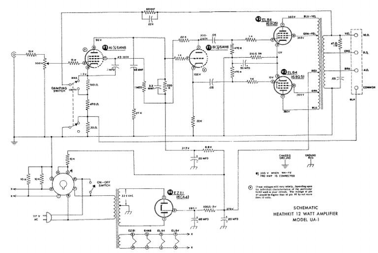 Heath Ua-1 Schematic | PDF