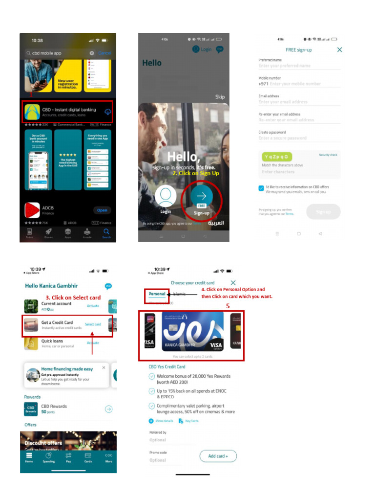 Credit Card Application Process | PDF