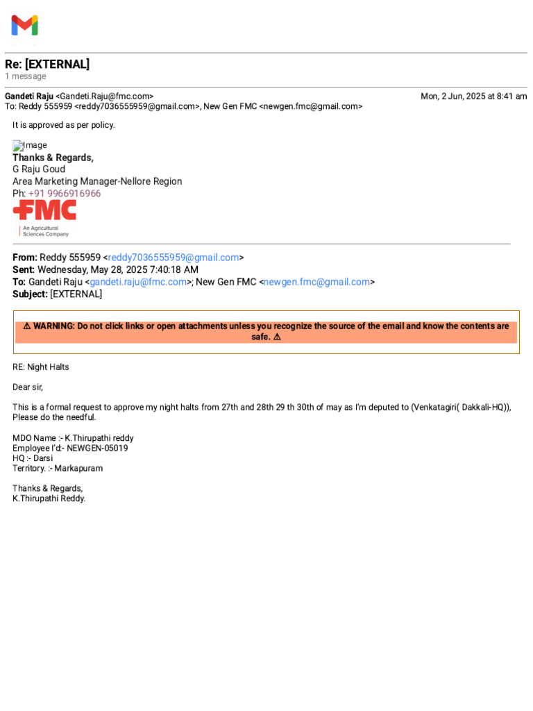 Gmail - Re - (External) | PDF