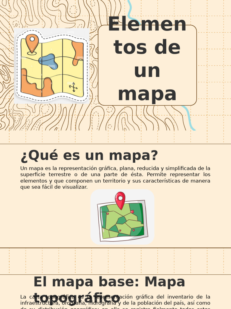 Elementos de Un Mapa | PDF | Mapa | Latitud