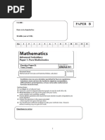 Edexcel A Level Mathematics - Pure (Paper 1) (Mock Exam - 2025) | PDF ...