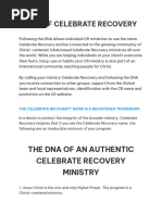 Brookwood Celebrate Recovery Guide | PDF | Prayer | Forgiveness