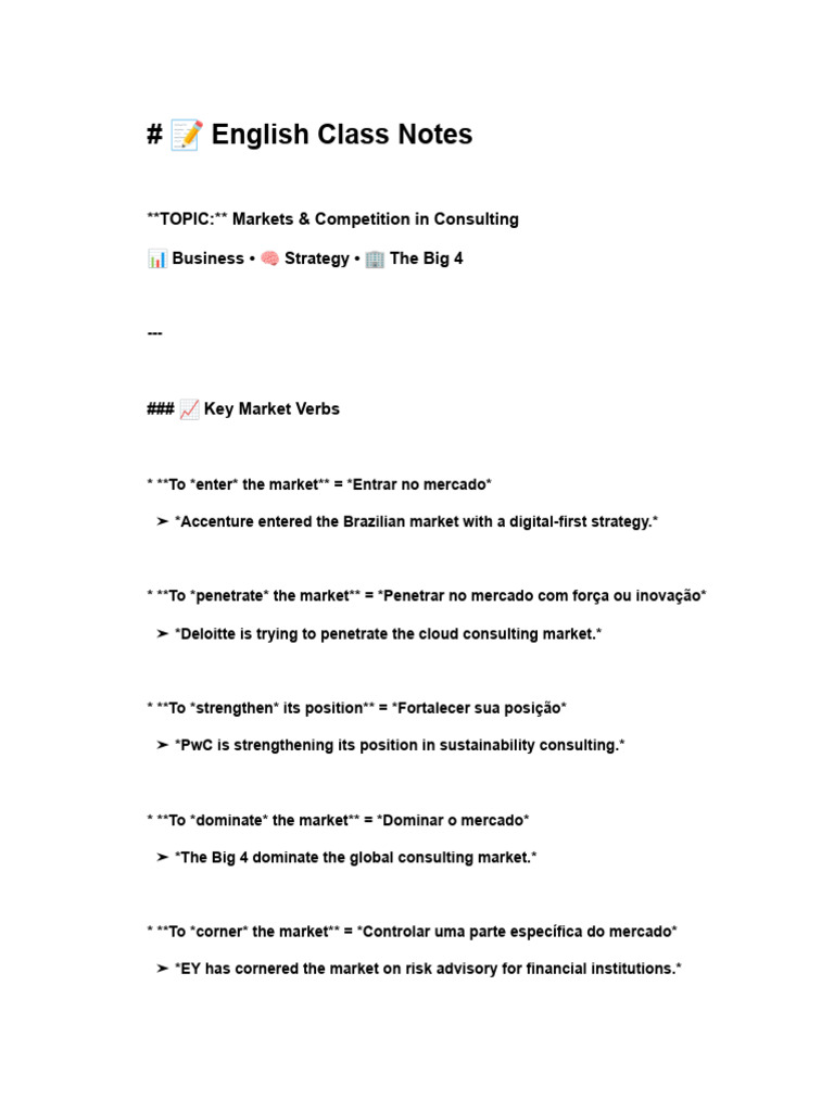 Camila's English Class Notes 17 - 06 | PDF