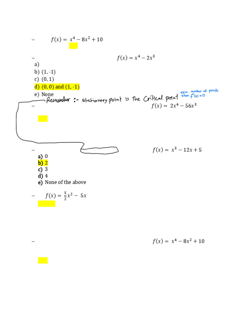 CH3 Revision Applications of Derivative | PDF | Mathematical Concepts ...