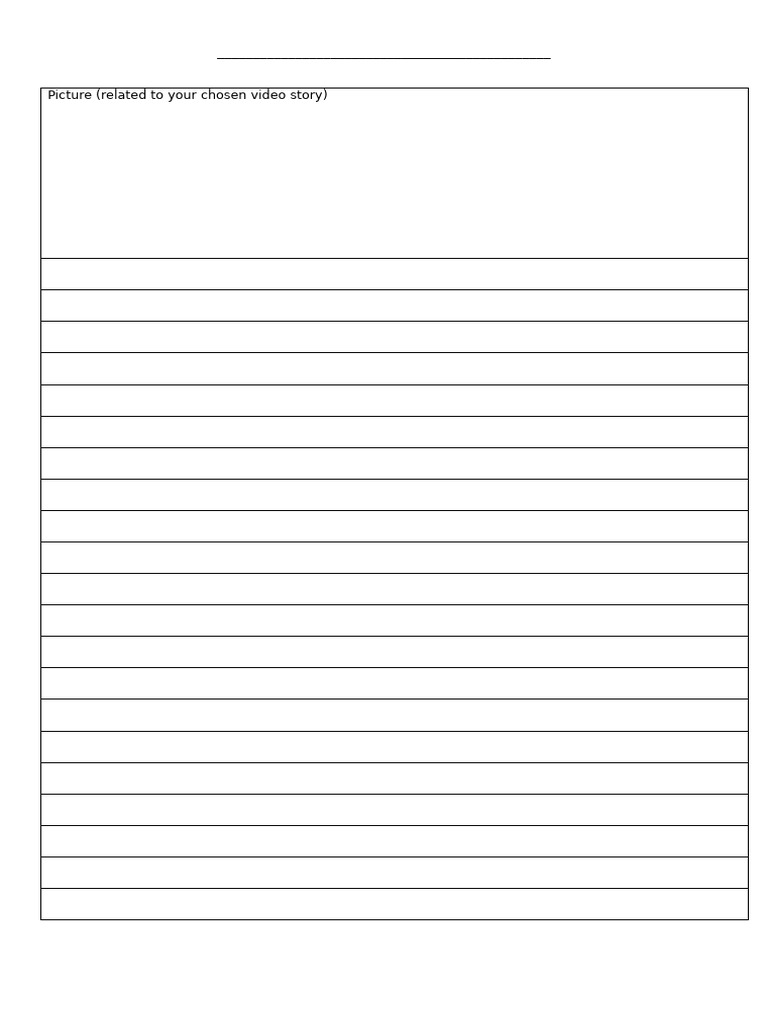 Writing Sheet. | PDF