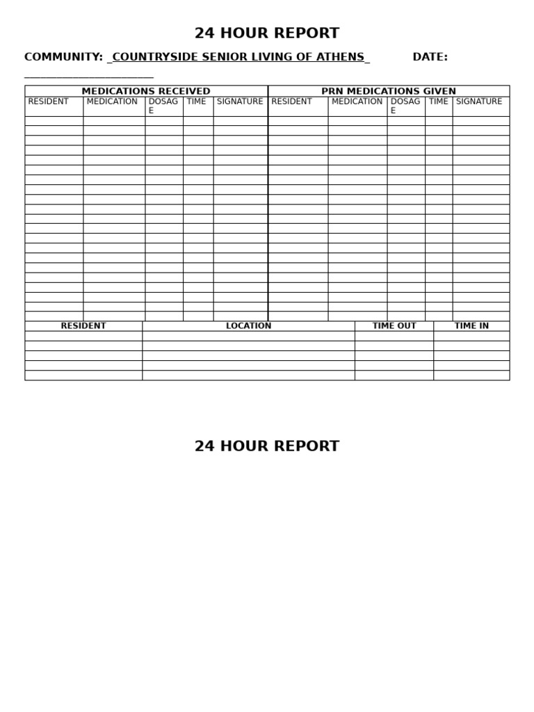 24 Hour Report | PDF