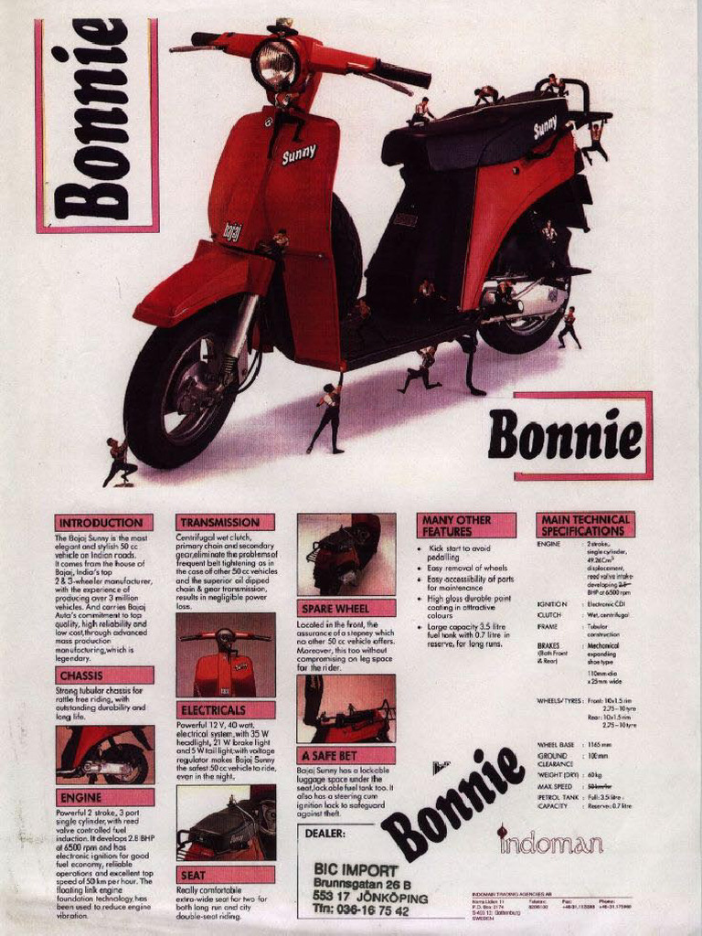 Bajaj Bonnie | PDF