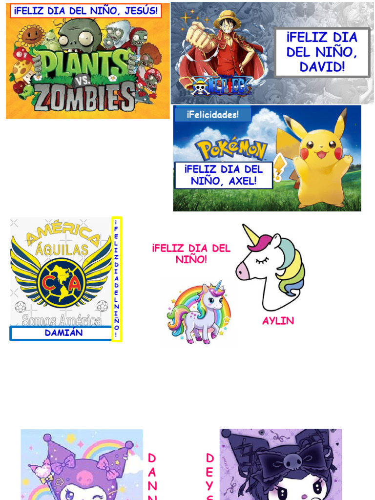 Planillas para Dia Del Niño | PDF