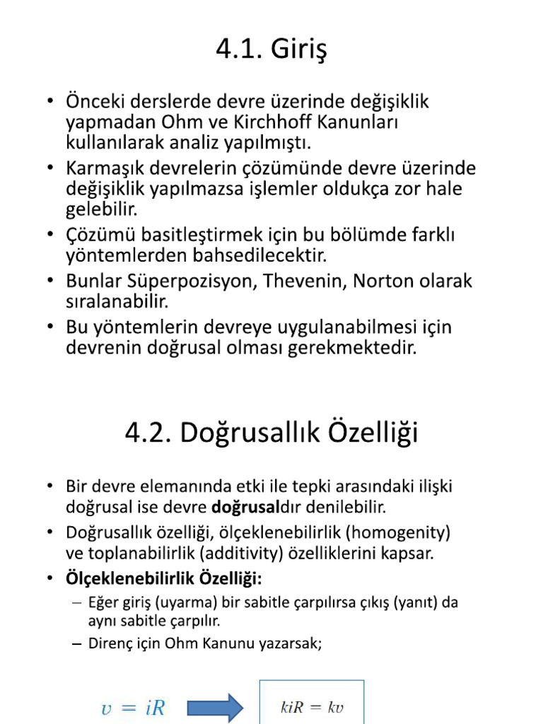 Devre Teoremleri | PDF