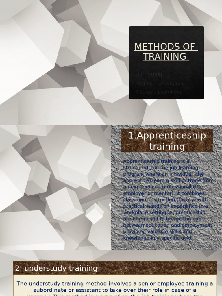 Effective Training Methods Explained | PDF | Learning | Educational ...