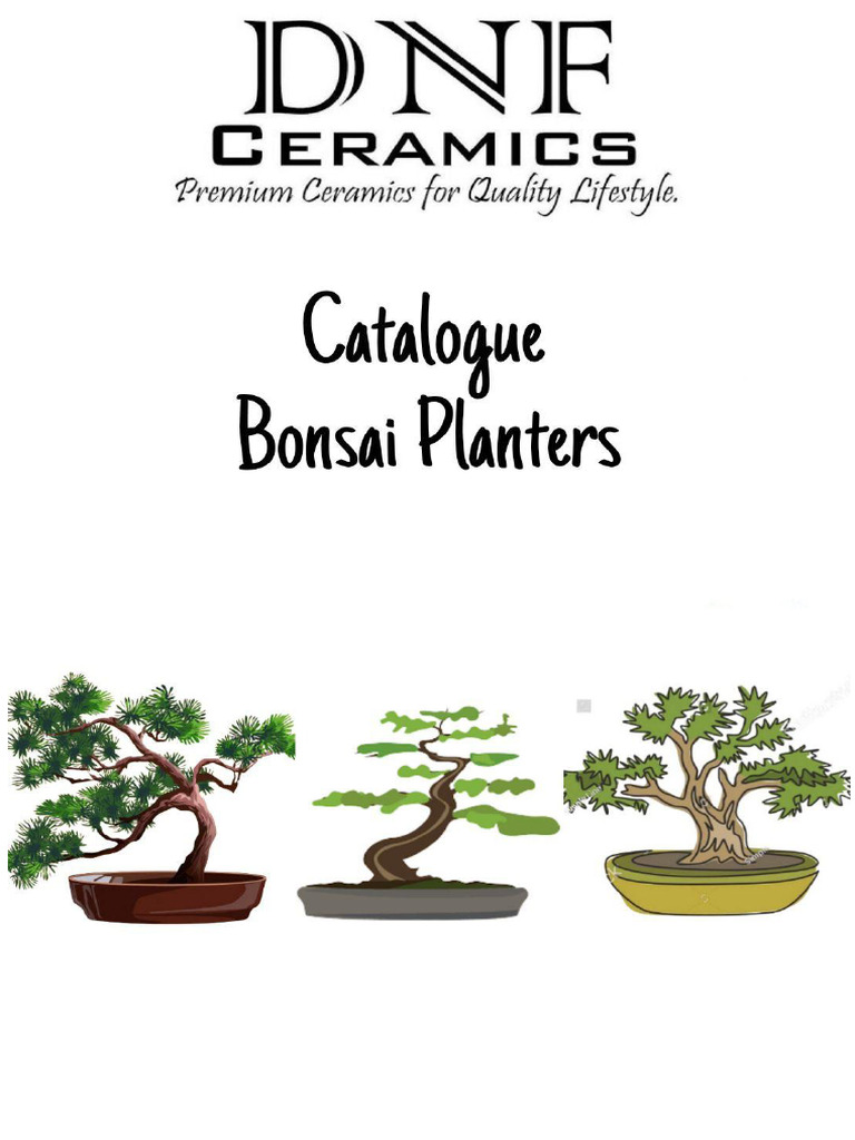 Ceramic Bonsai Pots Planters | PDF