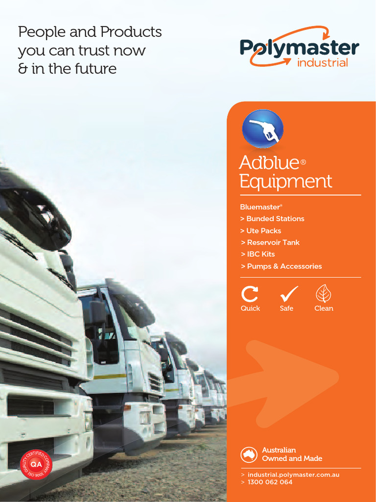 Adblue Equipment Brochure | PDF | Mechanical Engineering
