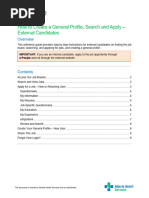Guide to Applying for WHO Jobs | PDF | Websites | Login