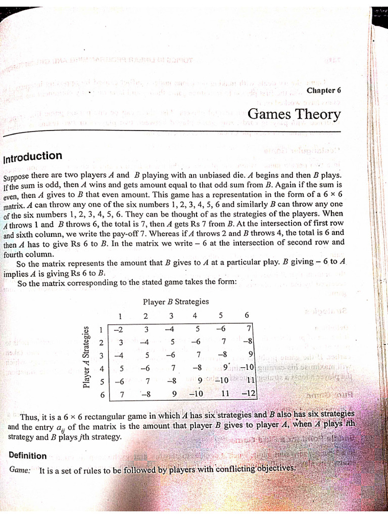 Game Theory | PDF