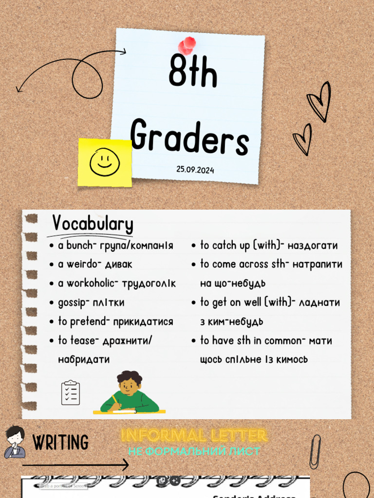 8gr.-Informal Letter+voc | PDF