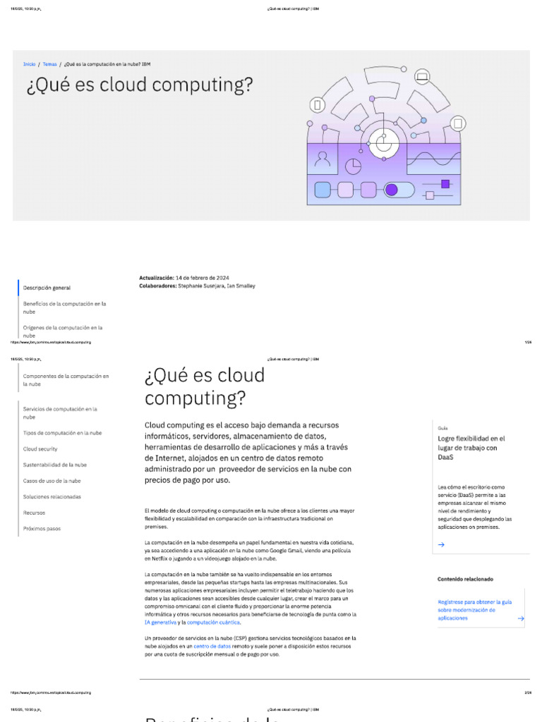 12 - ¿Qué Es Cloud Computing - (SPN) - IBM | PDF
